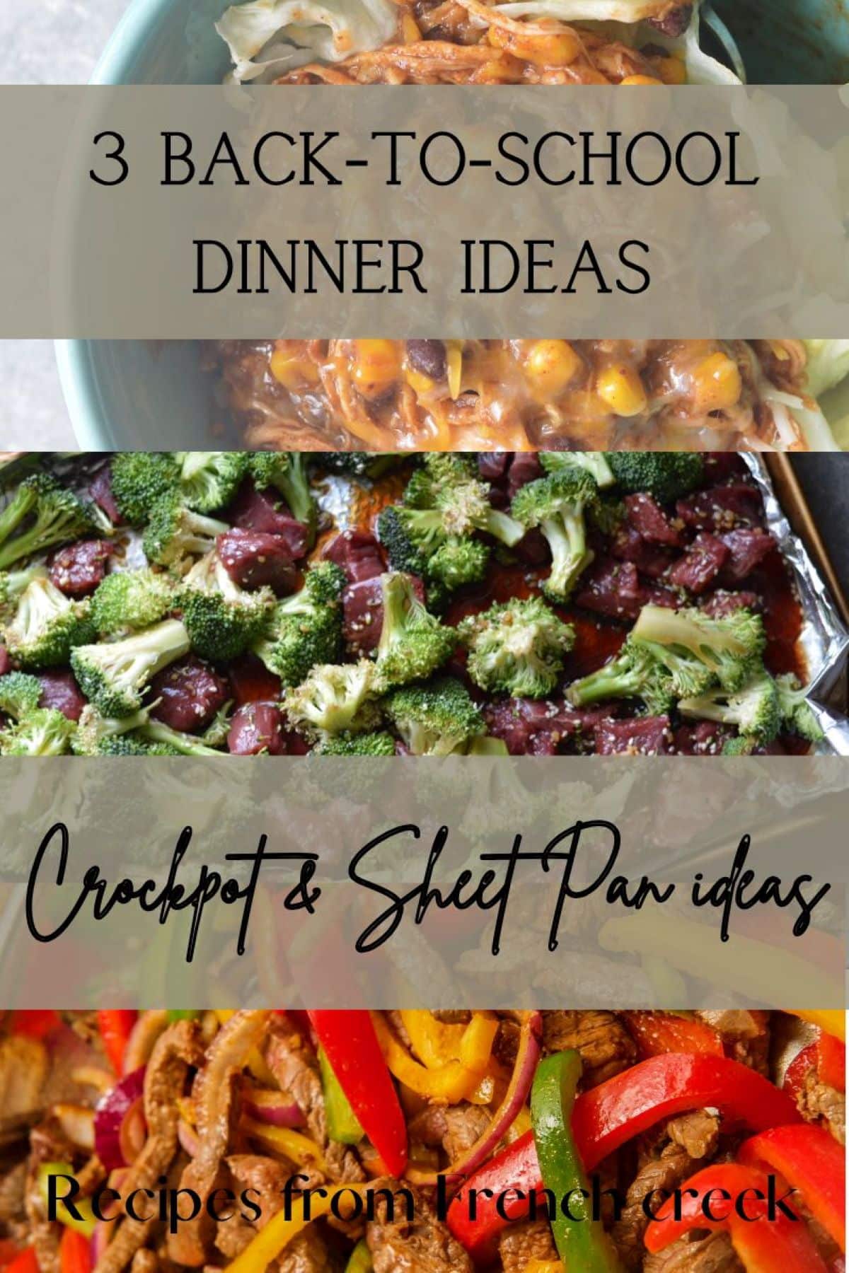 Easy Back-to-School Dinner Recipes • Recipes from French Creek