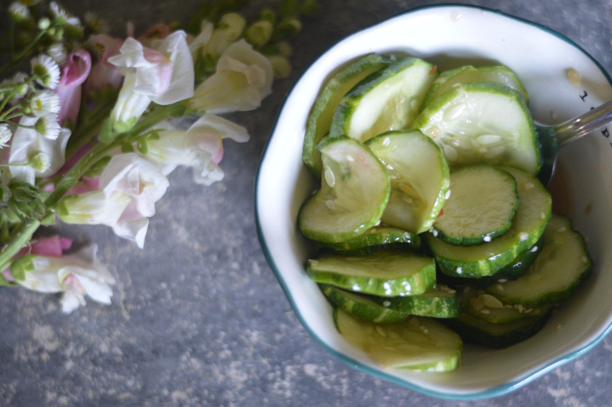 Cucumber Salad Recipe (without dill!) • Recipes from French Creek