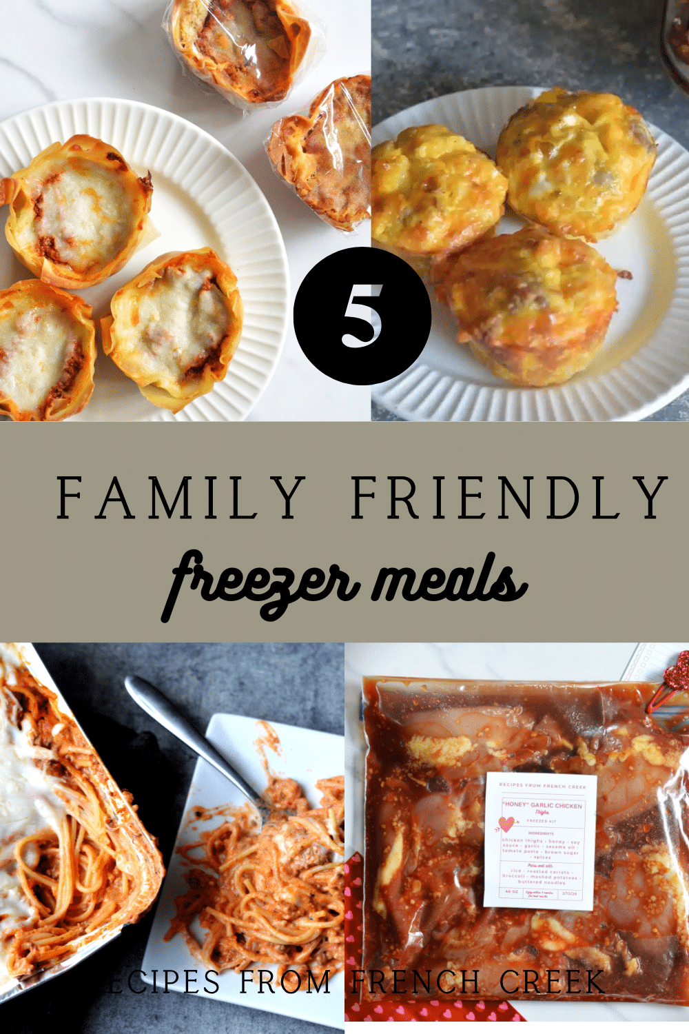 Top Family Friendly Freezer Meal Recipes • Recipes from French Creek